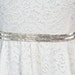 Wedding Belts Bea, Silver Bridal Sash, Bridesmaid Sash - Etsy