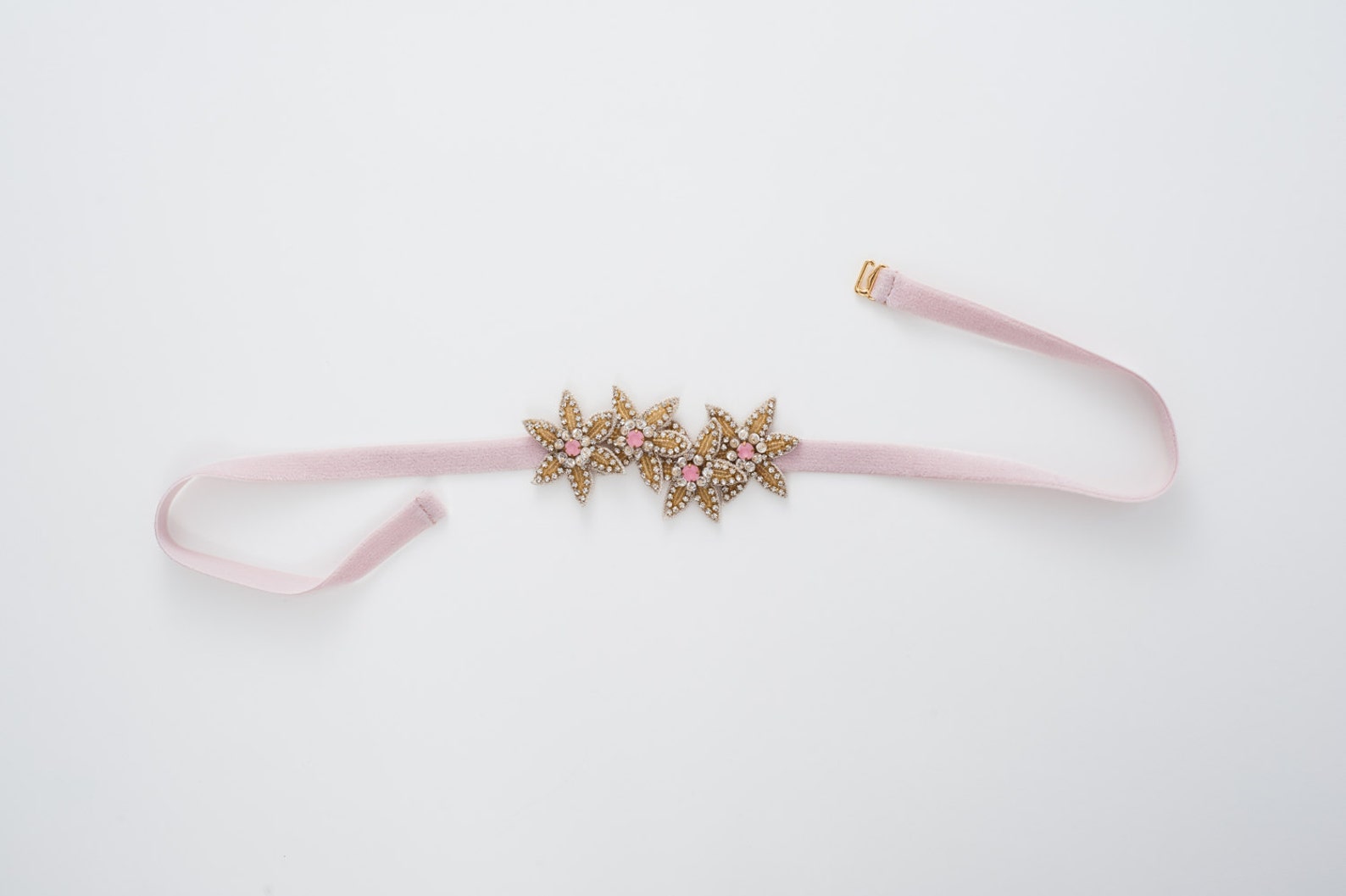 Blush Pink Bridesmaids Belt Golden Starfish Belt Blush - Etsy