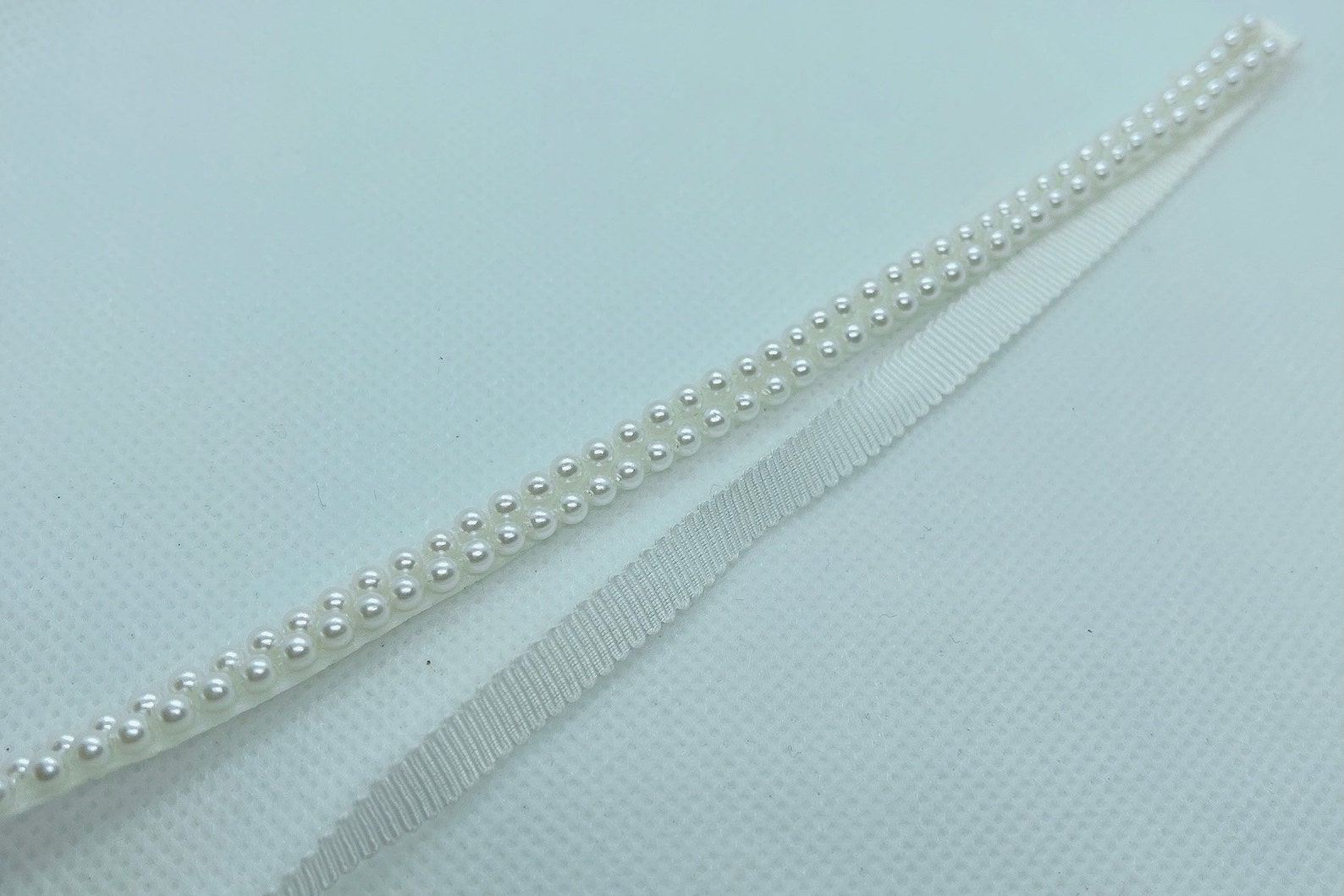 Fitted Skinny Pearls Belt, Bridal Pearls Sash With Extended Beading ...