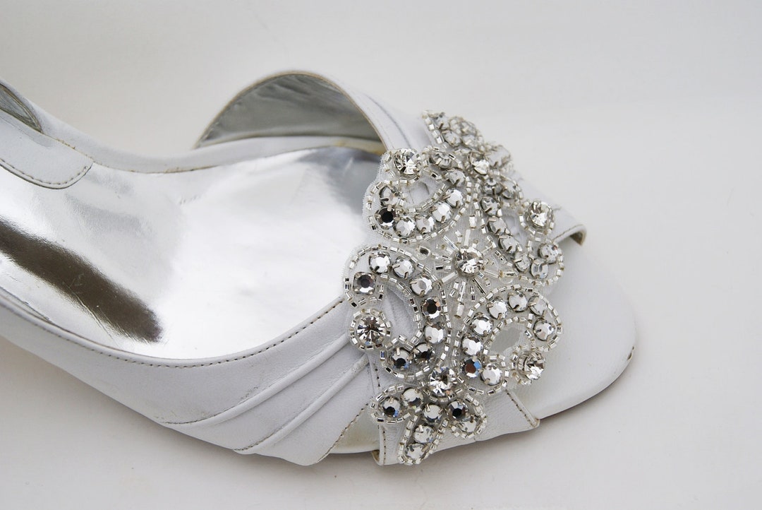 Rhinestone Shoe Clips - ORIANE - Etsy