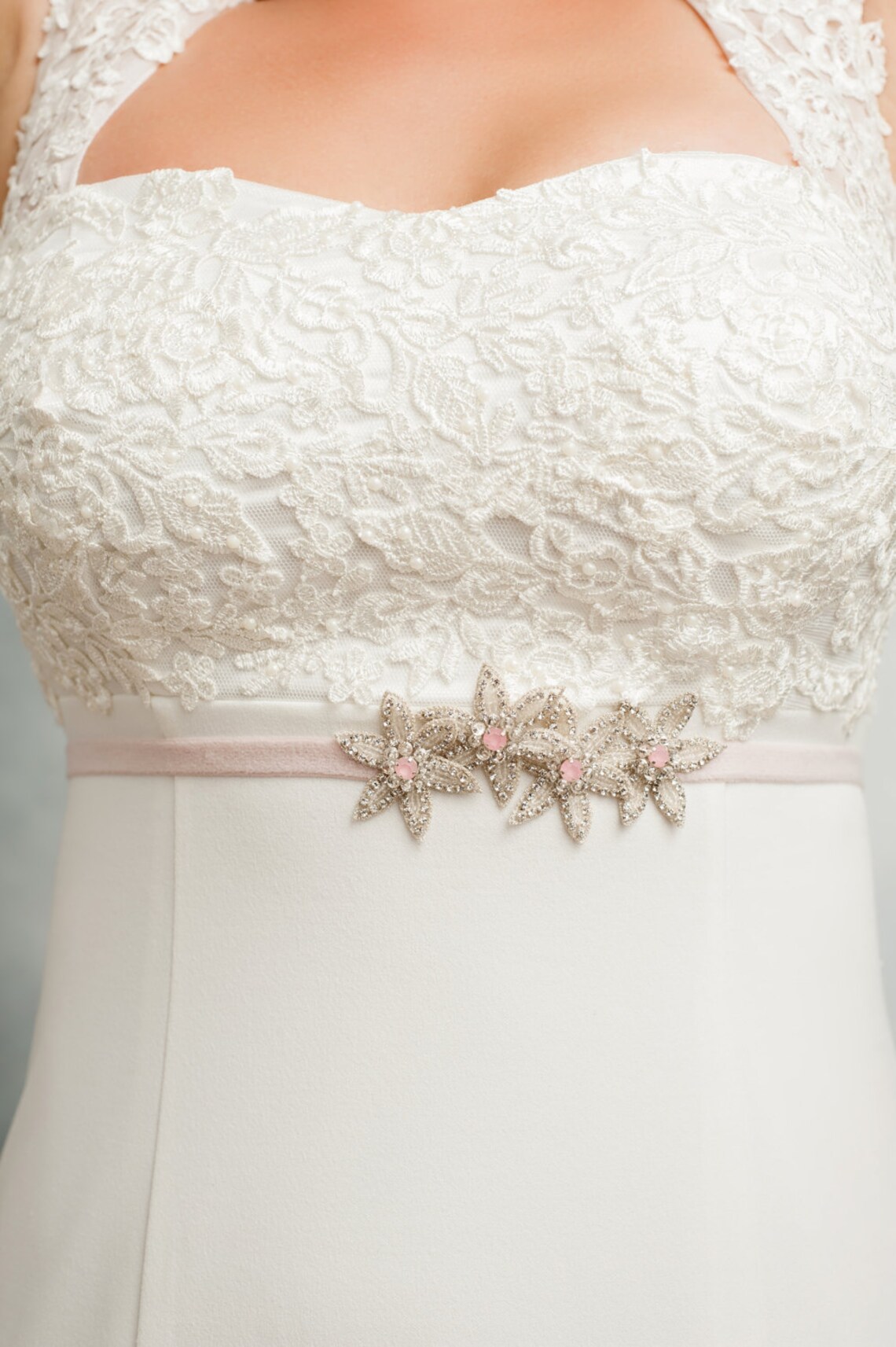 Blush Pink Bridesmaids Belt Golden Starfish Belt Blush - Etsy