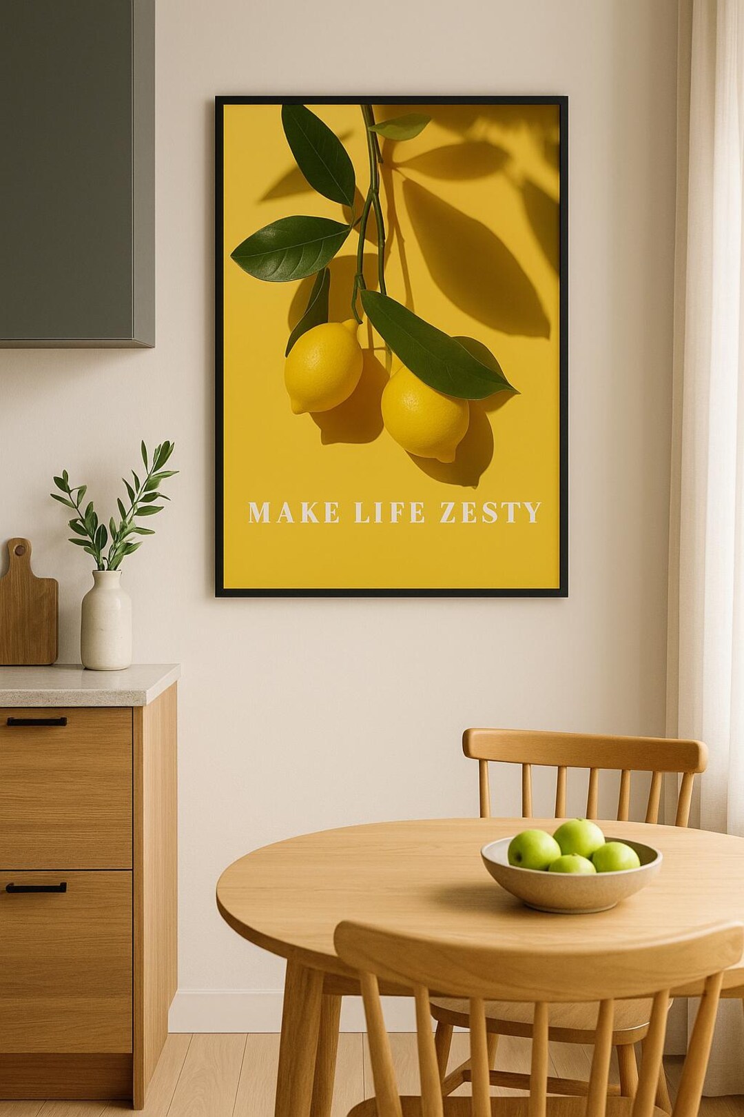 Lemon Poster Make Life Zesty (a Imprimer) - Etsy