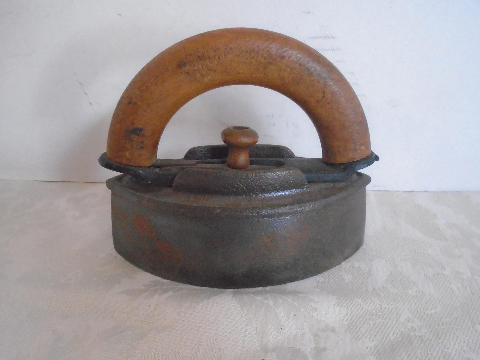 Antique, Home, Decor, Sad Iron, Wood Handle, Gift, Primitive - Etsy
