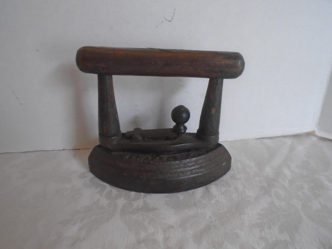Antique, Home, Decor, Sad Iron, Wood Handle, Gift, Primitive - Etsy
