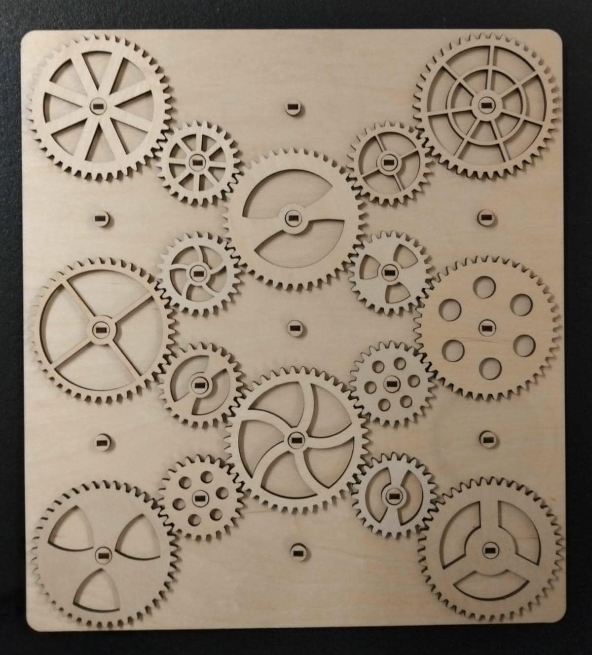 Laser Cut Interactive Wooden Gear System - Digital File (SVG) - Etsy