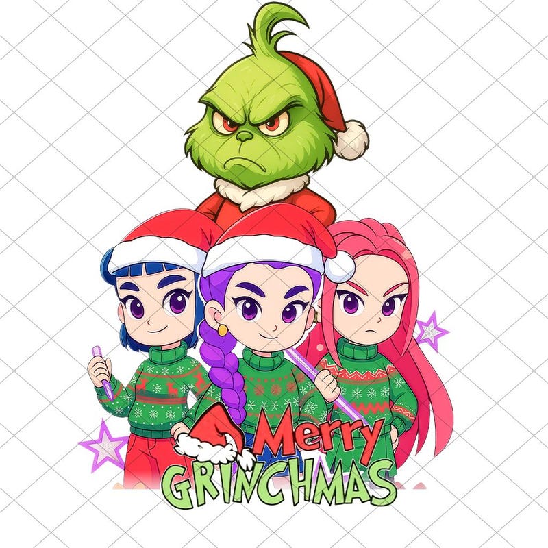 Grinch K Pop Demon Hunter - Etsy