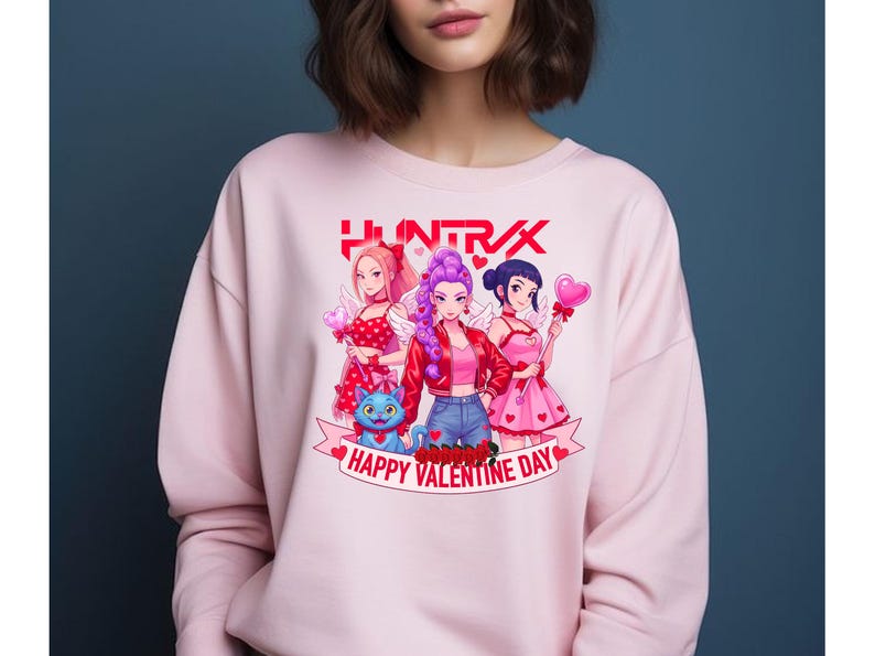 Valentine Huntrix PNG | Kpop Demon Hunters Sublimation | Saja Girls ...