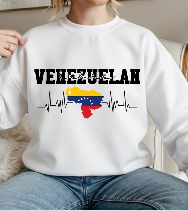Venezuelan Flag Heartbeat PNG, Venezuela Flag Sublimation Design ...