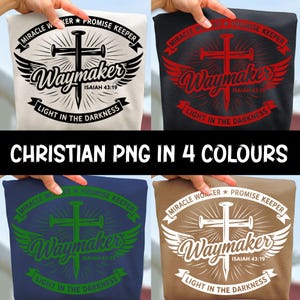 Waymaker Png, Miracle Worker Png, Christian Png, Bible Verse Png ...