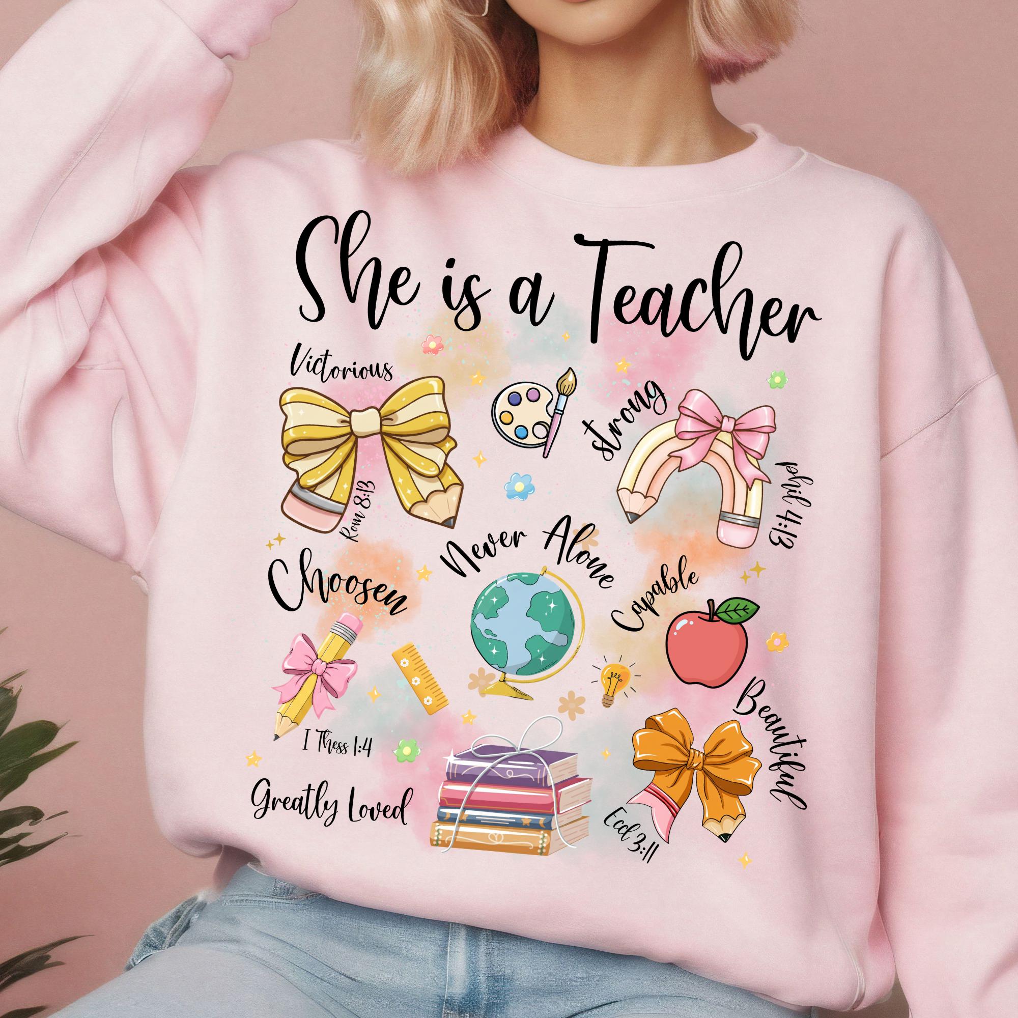 She is Teacher Png, Teacher Mom Png, Christian Teacher Png, Teacher ...