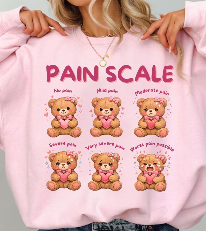 Pain Scale Nurse Valentine Png, Funny Pain Scale Png, Nurse Valentine's ...