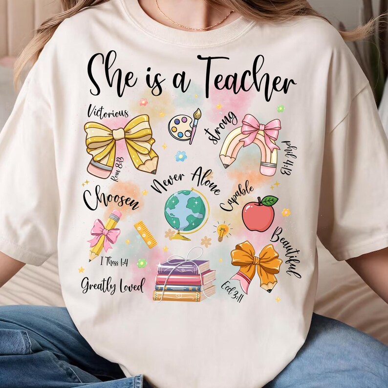 She is Teacher Png, Teacher Mom Png, Christian Teacher Png, Teacher ...
