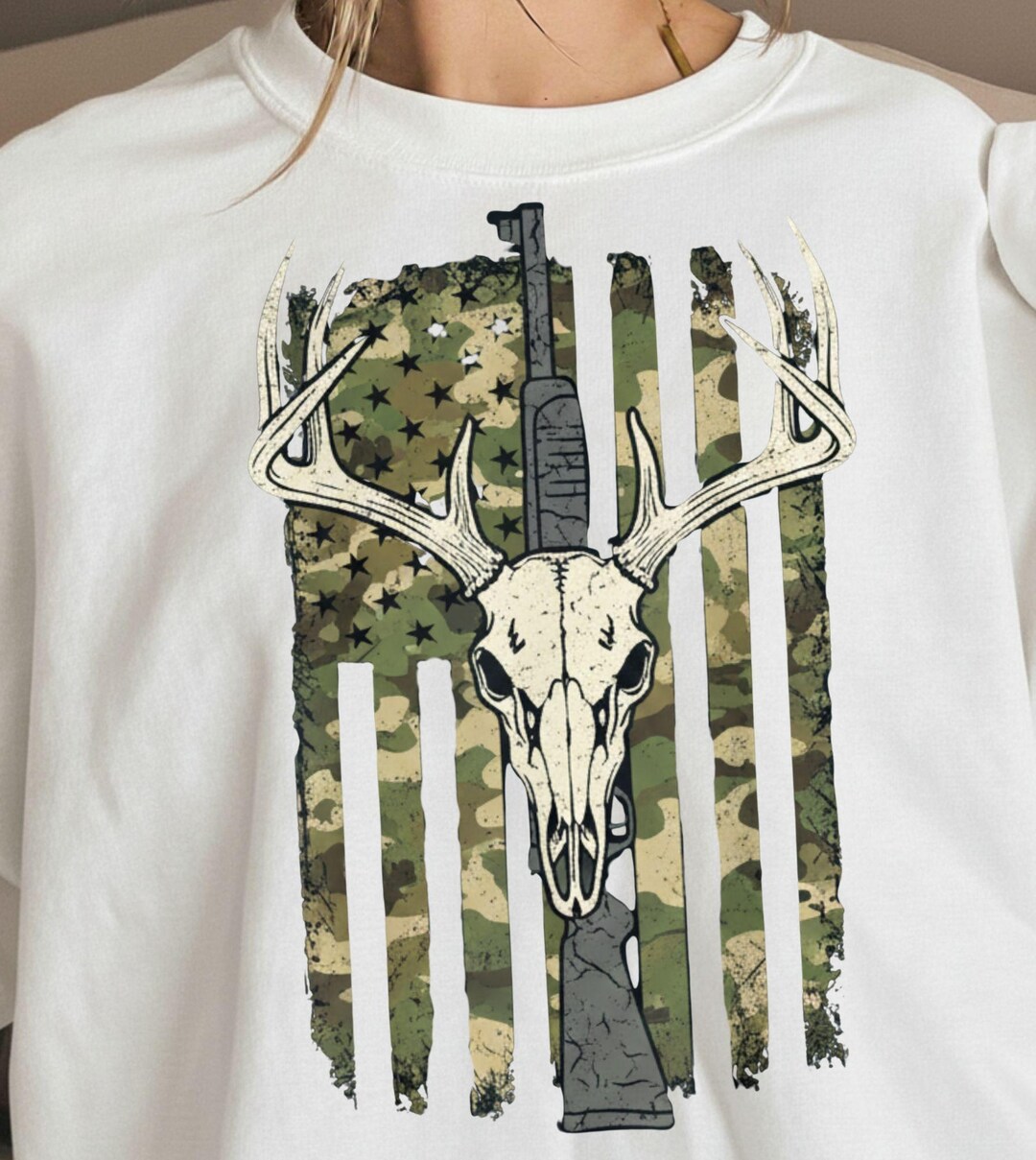 Deer Antlers Cross Fishing Hook PNG, Camo Christian Hunting Faith Png ...