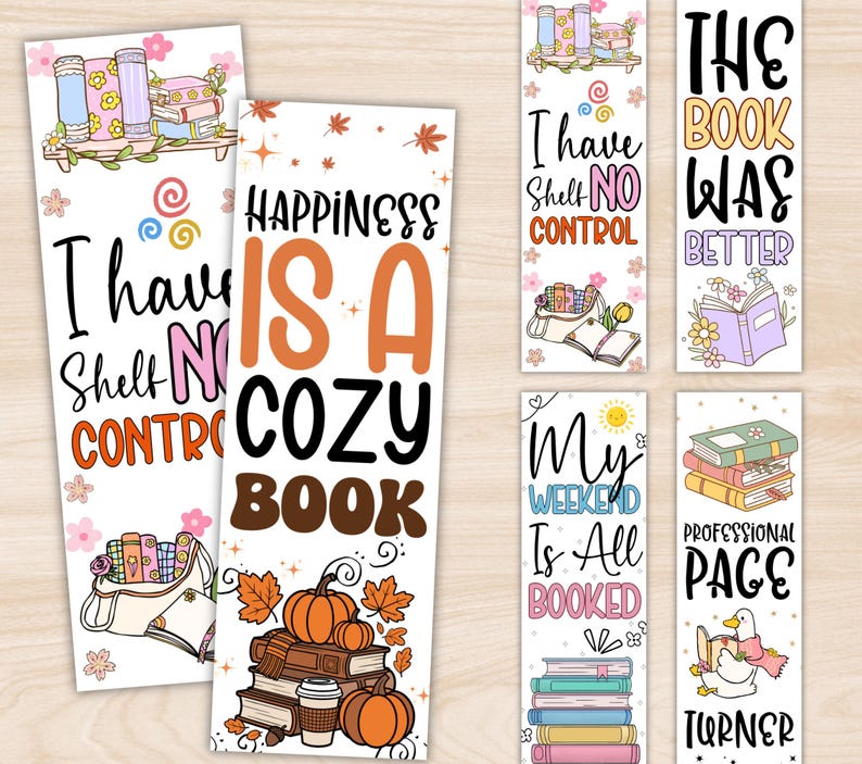 Bookmark PNG Bundle, Funny Bookmark Svg, Bookmark Quotes Png, Reading ...