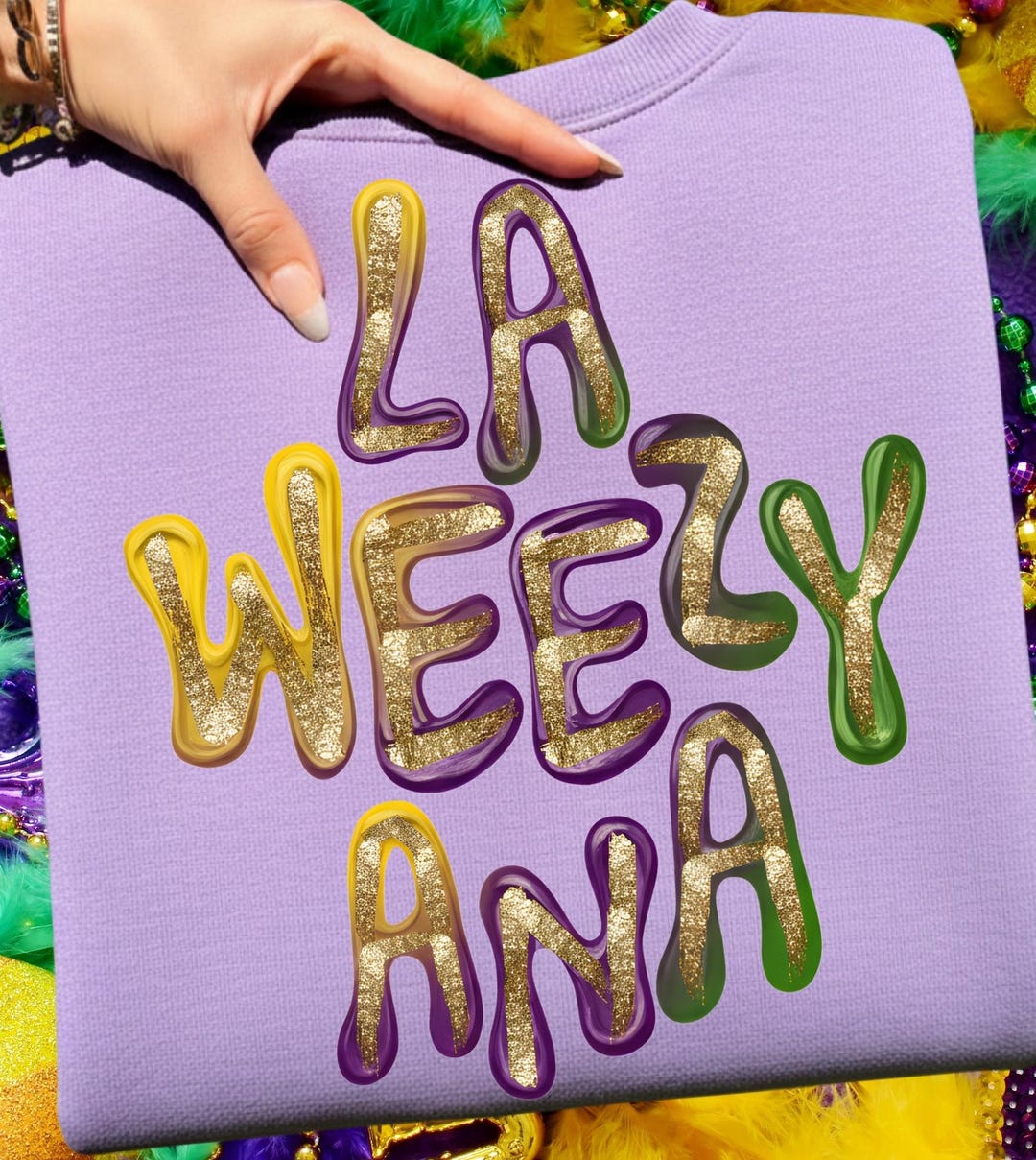 La Weezy Ana Mardi Gras Png, Laweezyana Png, Mardi Gras Carnival Design ...
