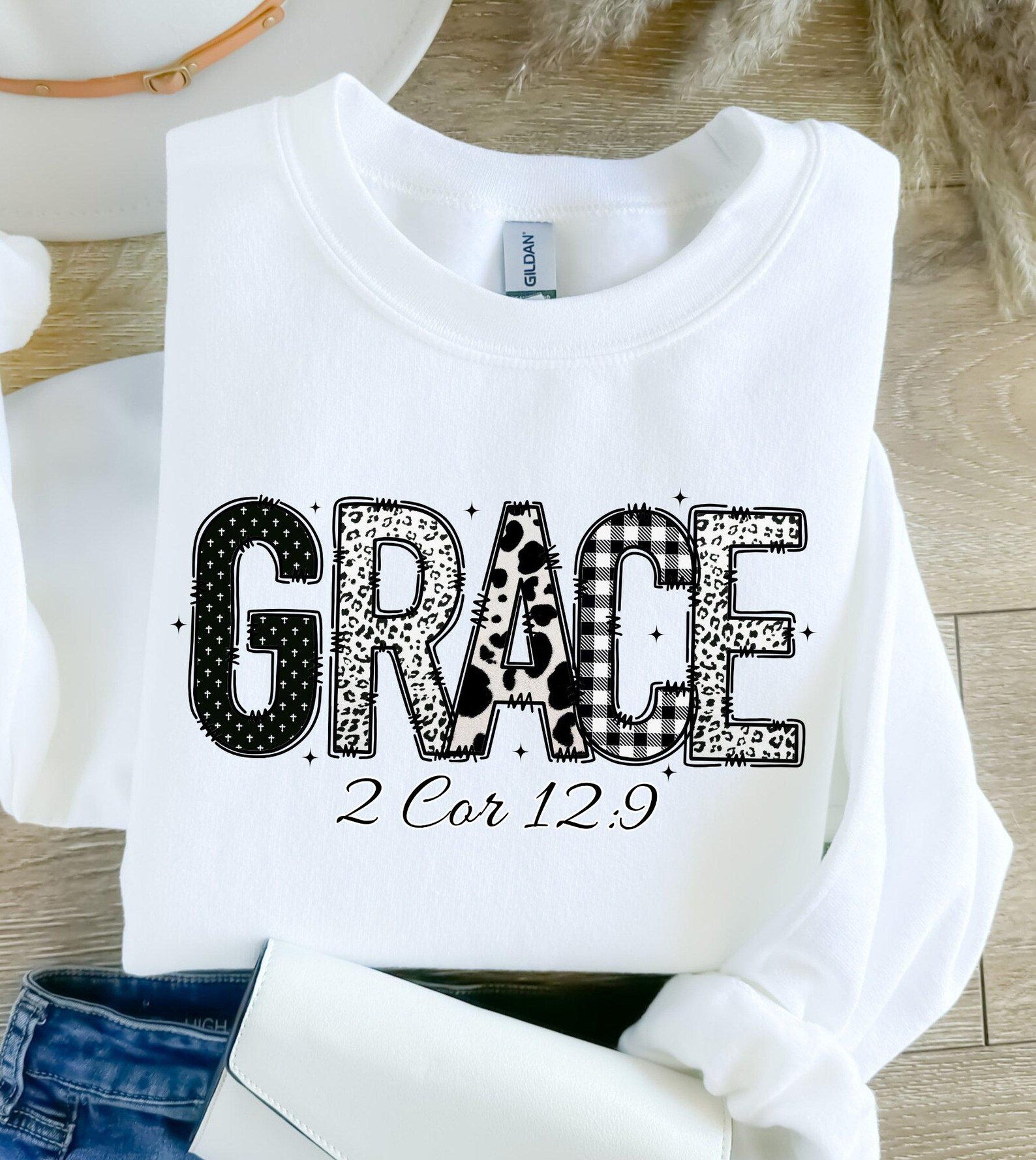 Leopard Bible Verse PNG Bundle, Grace Joy Pray Believe Design ...