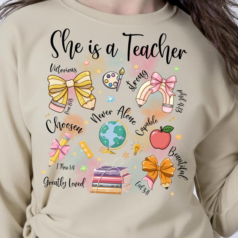 She is Teacher Png, Teacher Mom Png, Christian Teacher Png, Teacher ...