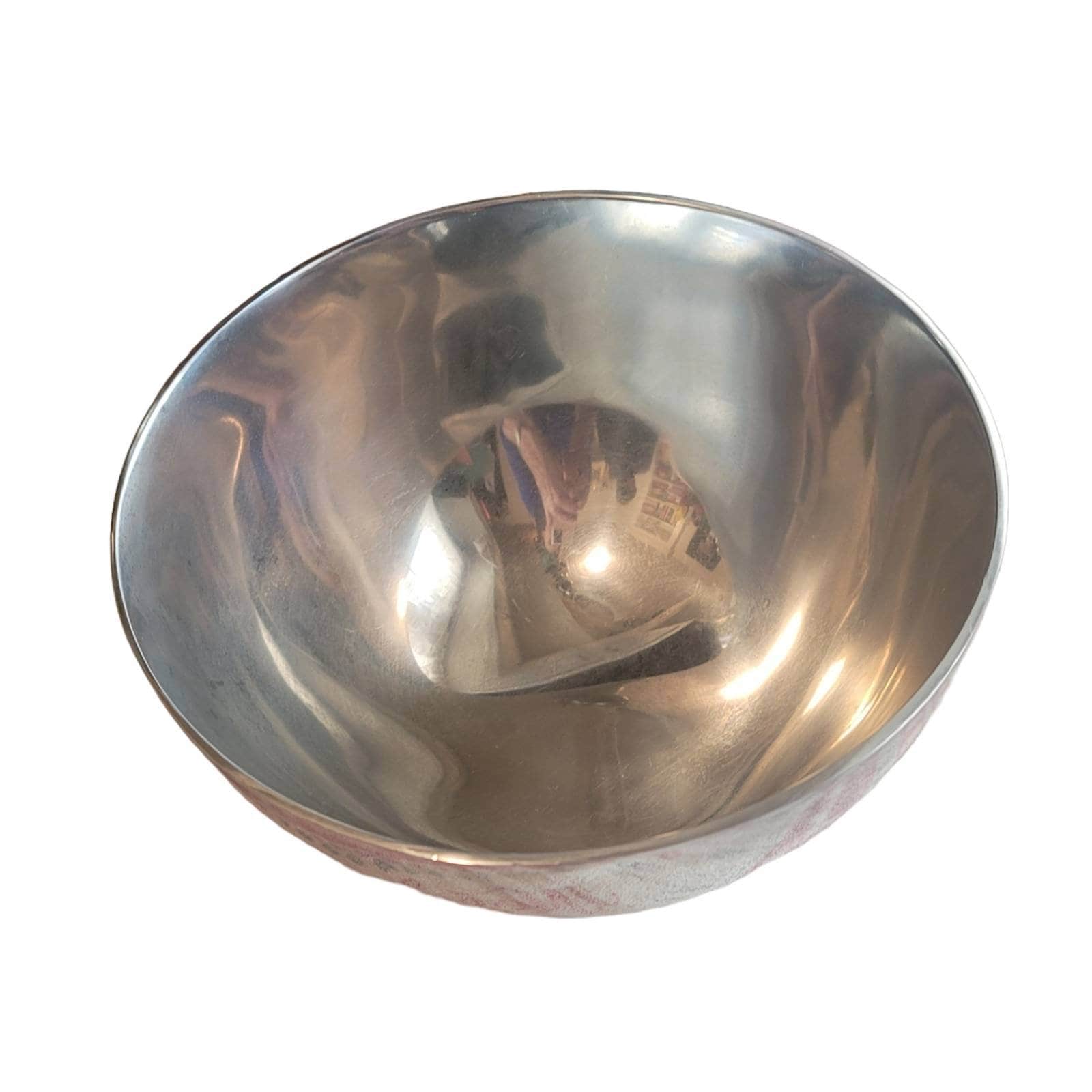 Nambe Large Metal Alloy Tilted Luna Bowl 648 - Etsy