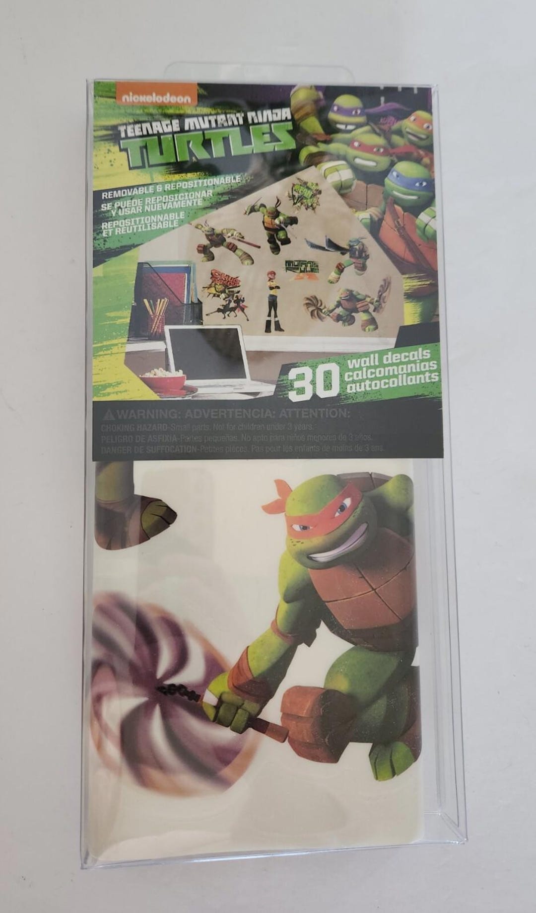Nickelodeon Teenage Mutant Ninja Turtles TMNT 30 Peel and Stick Wall ...
