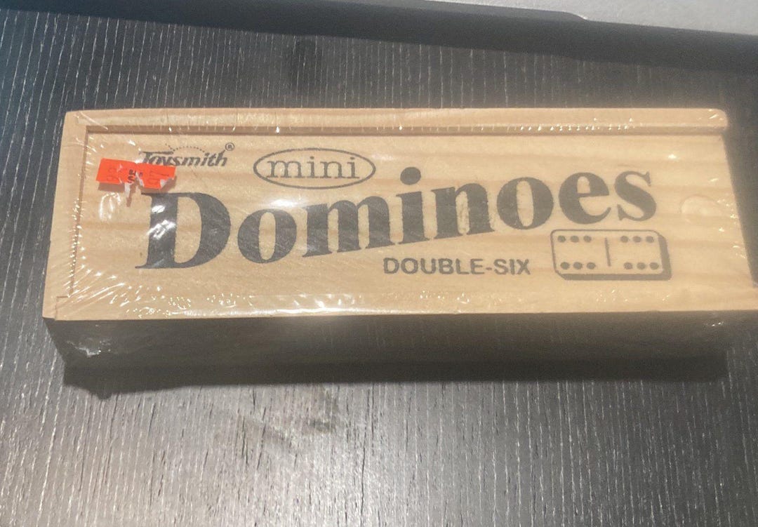 Mini Dominoes Set Case Toysmith - Etsy