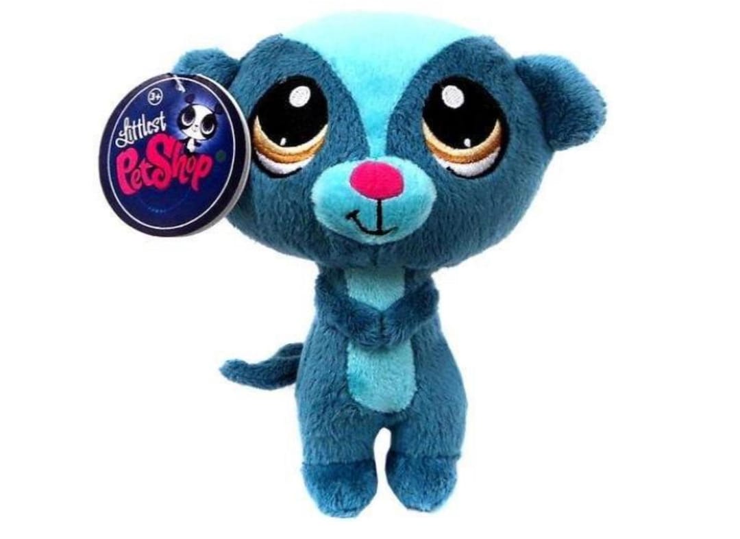 Hasbro Littlest Pet Shop 6" Plush Pet Figure Sunil Nevla Mongoose (hard ...