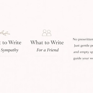 What to Write for a Friend Printable | Meaningful Message Guide for ...