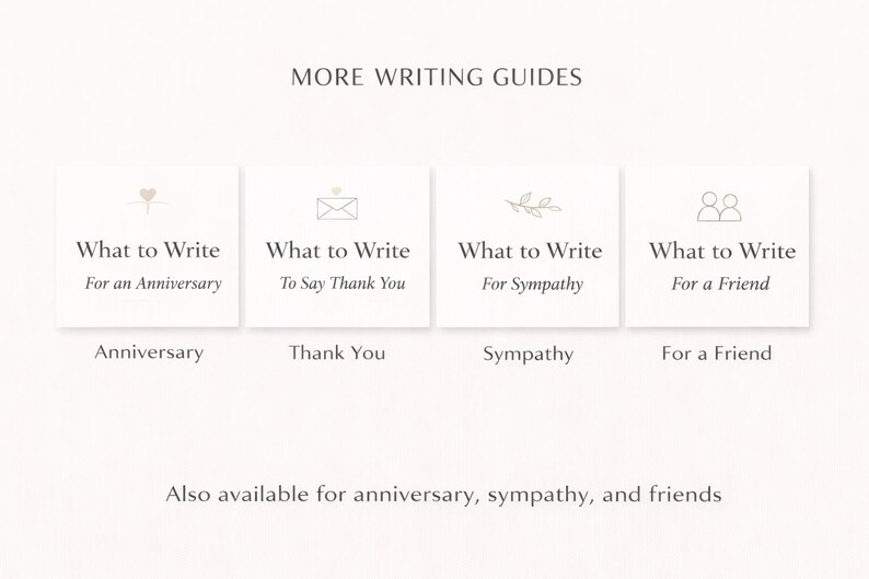 What to Write for a Friend Printable | Meaningful Message Guide for ...