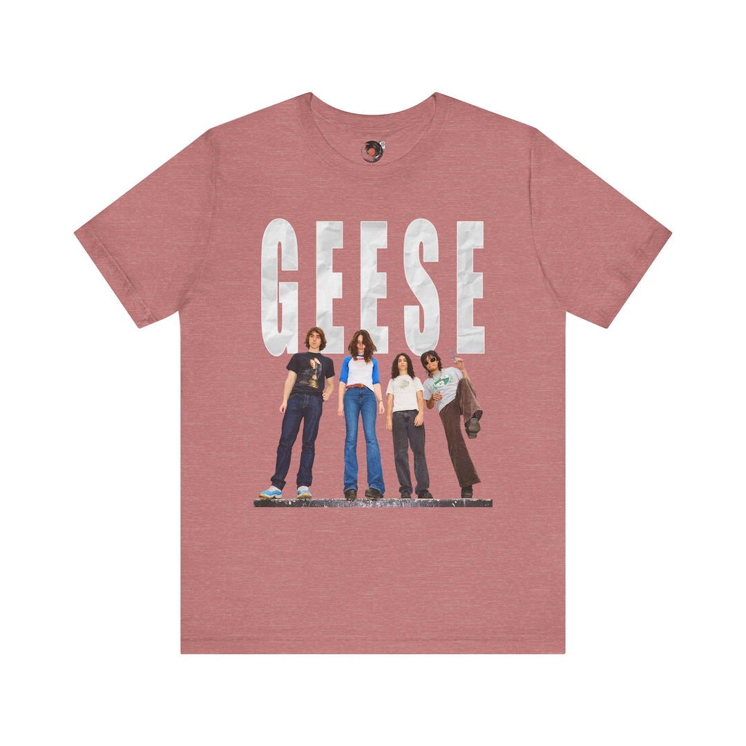 Geese Band Photo T-shirt | Vintage Rock Tee, Group Photo Graphic - Etsy