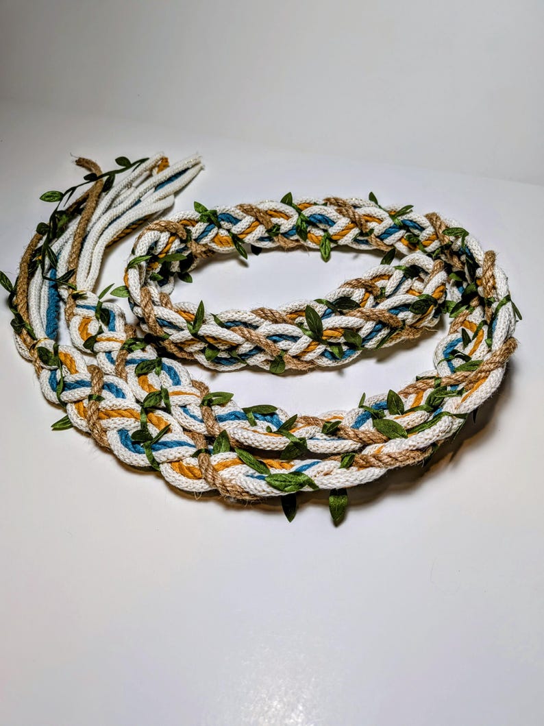 Personalizable Handfasting Cord With Nature Elements - Etsy