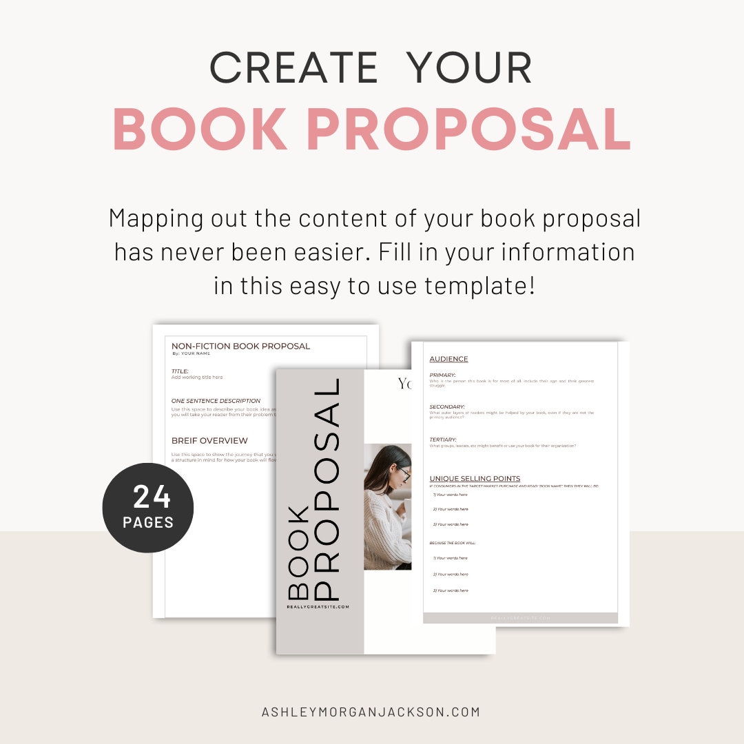 Book Proposal Template - Etsy