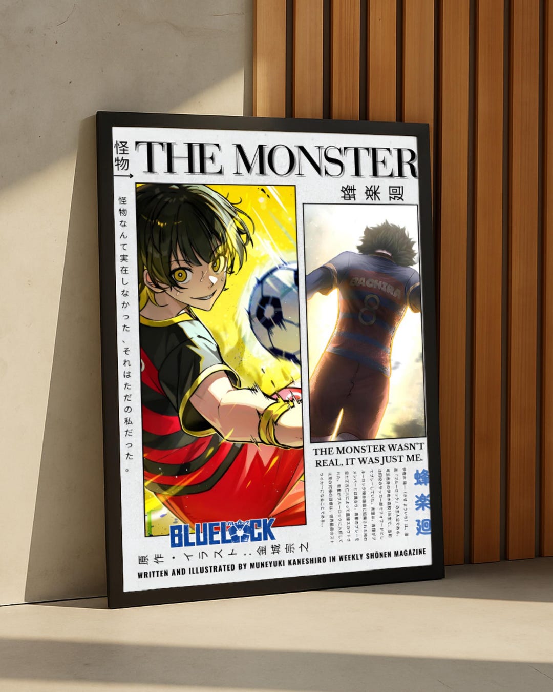 Blue Lock Bachira Meguru Anime Manga Poster | Japanese Art Print ...