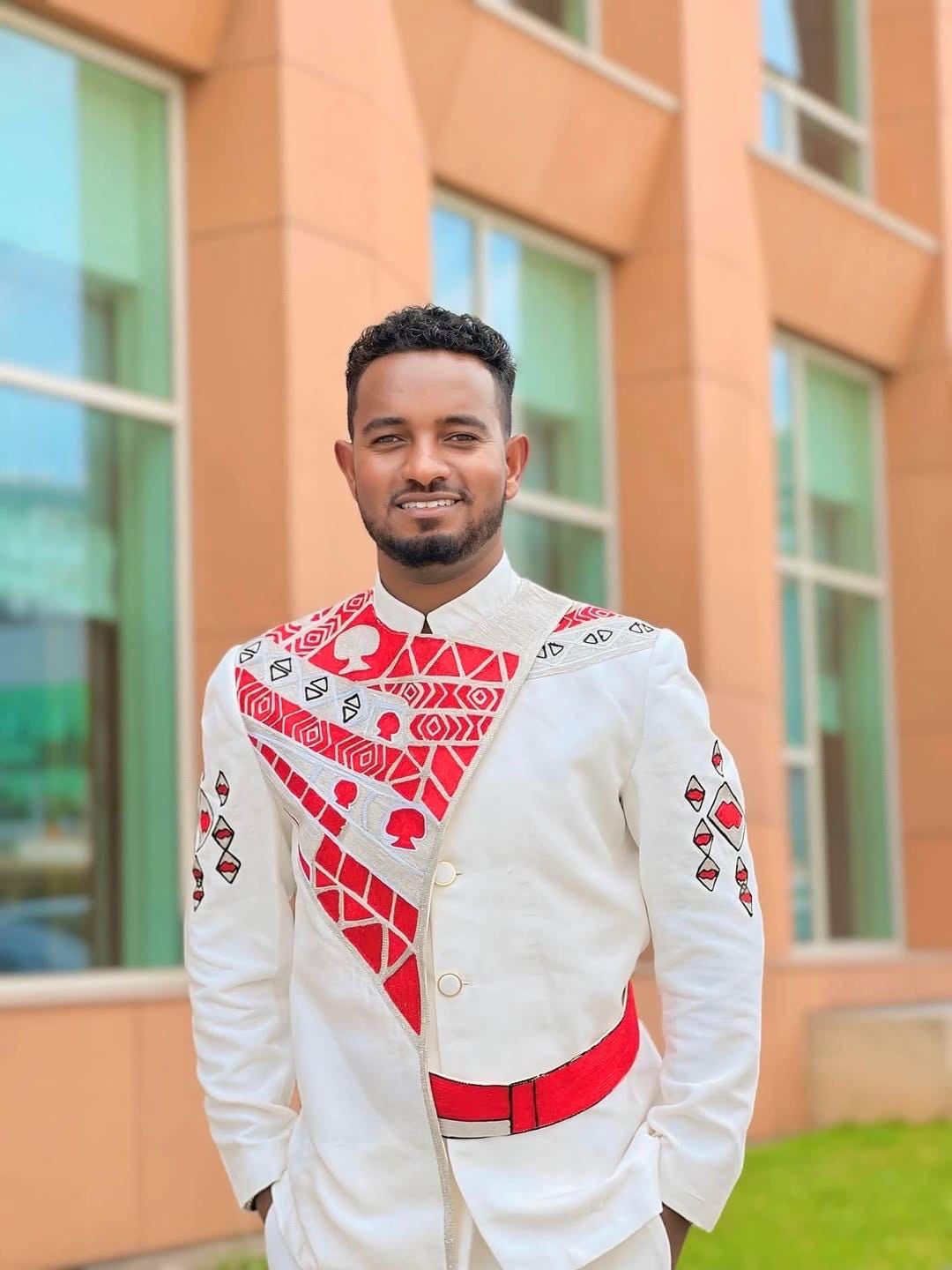 Ethiopian Men’s Traditional Outfit – Handwoven Cotton Shirt & Pants ...