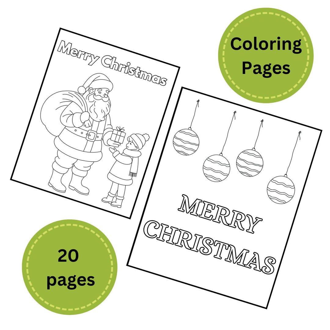 Magical Christmas Coloring Book for Kids | 20 Delightful Holiday ...