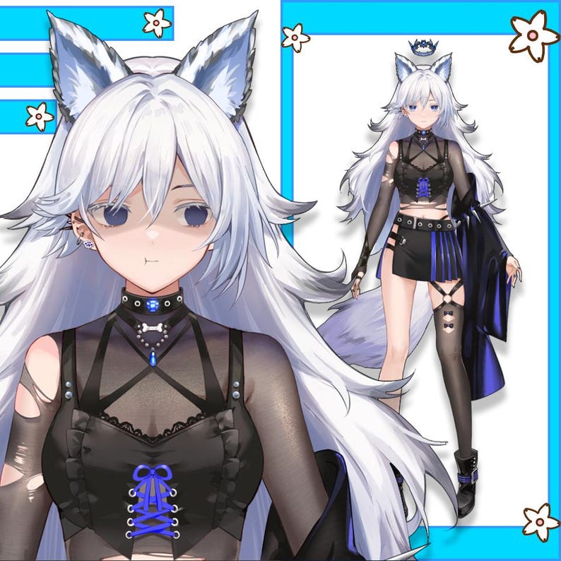 Premade Live2d Vtuber Model: Ready to Use, Vtubestudio Compatible - Etsy