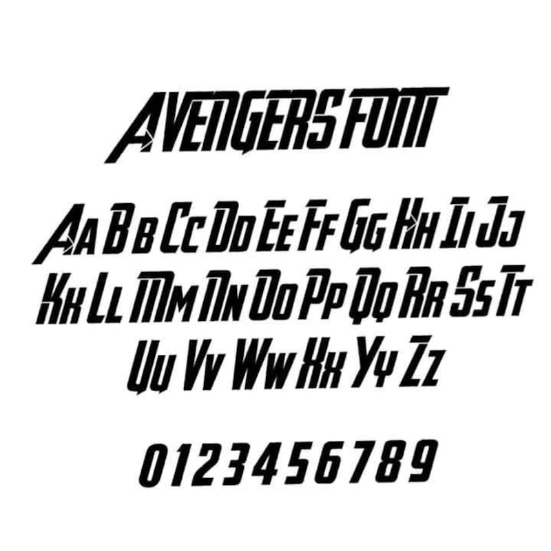 Avengers Letters - Etsy