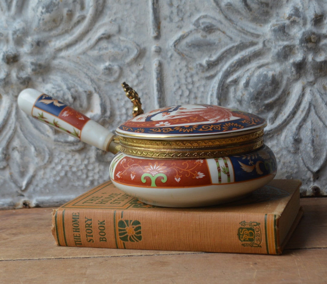 Vintage Asian Porcelain Silent Butler by Norleans, Vintage Oriental ...