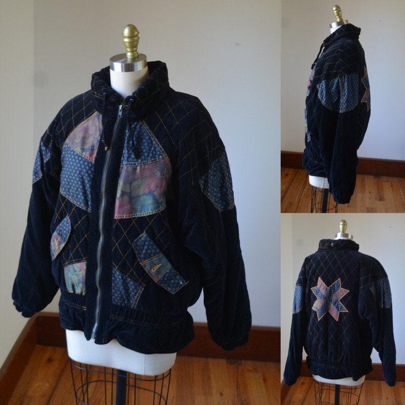 Patchwork Jacket Women - Etsy