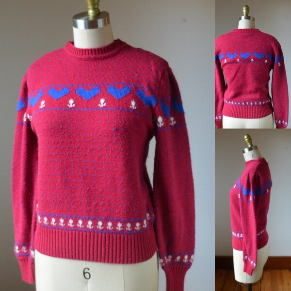 Heart Sweater - Etsy