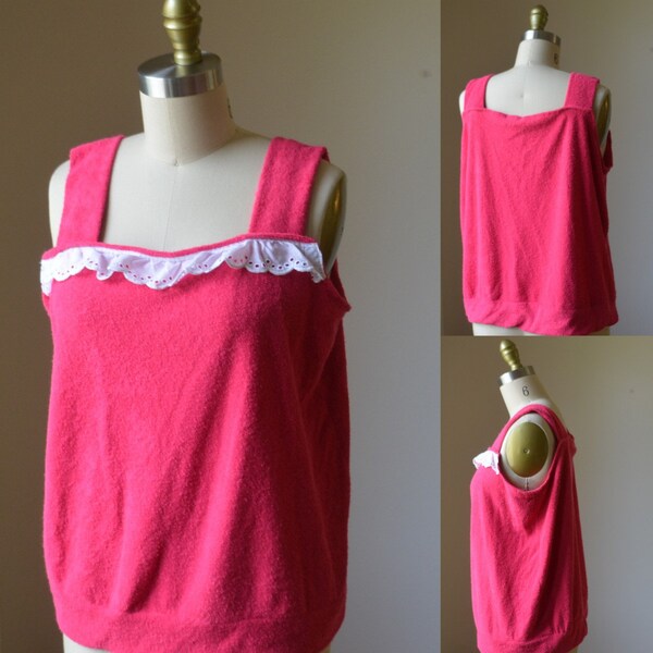 Terry Cloth Tank Top - Etsy
