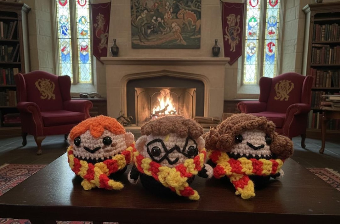 Completed Woobles Harry Potter Set - Harry, Ron, and Hermione - Set of ...
