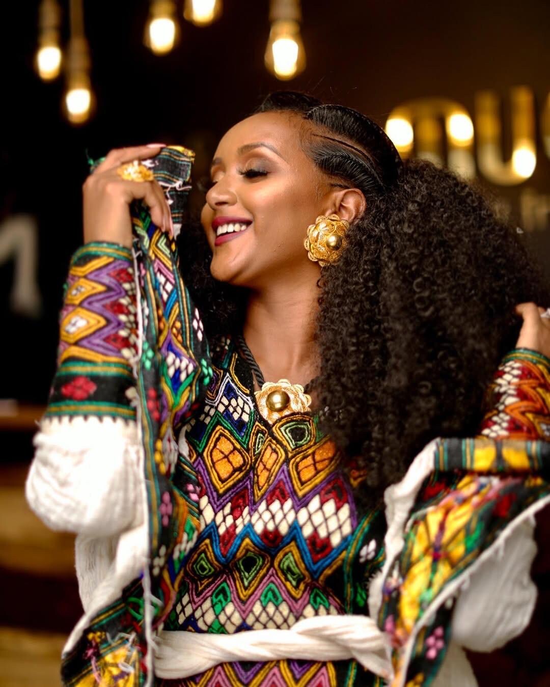 Handwoven Habesha Kemis Dress: Ethiopian Cotton Tibeb Embroidery - Etsy
