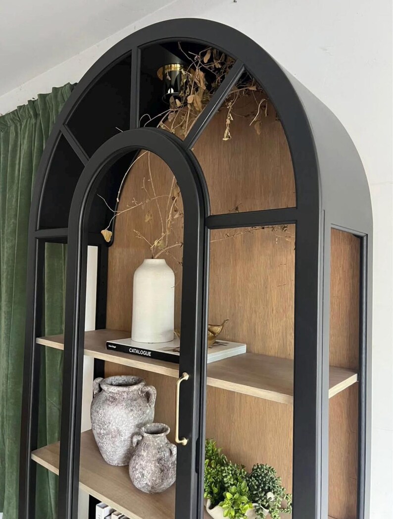 Sold*** Large Philip Reinisch Arch Curio Cabinet **SHIPPING NOT ...