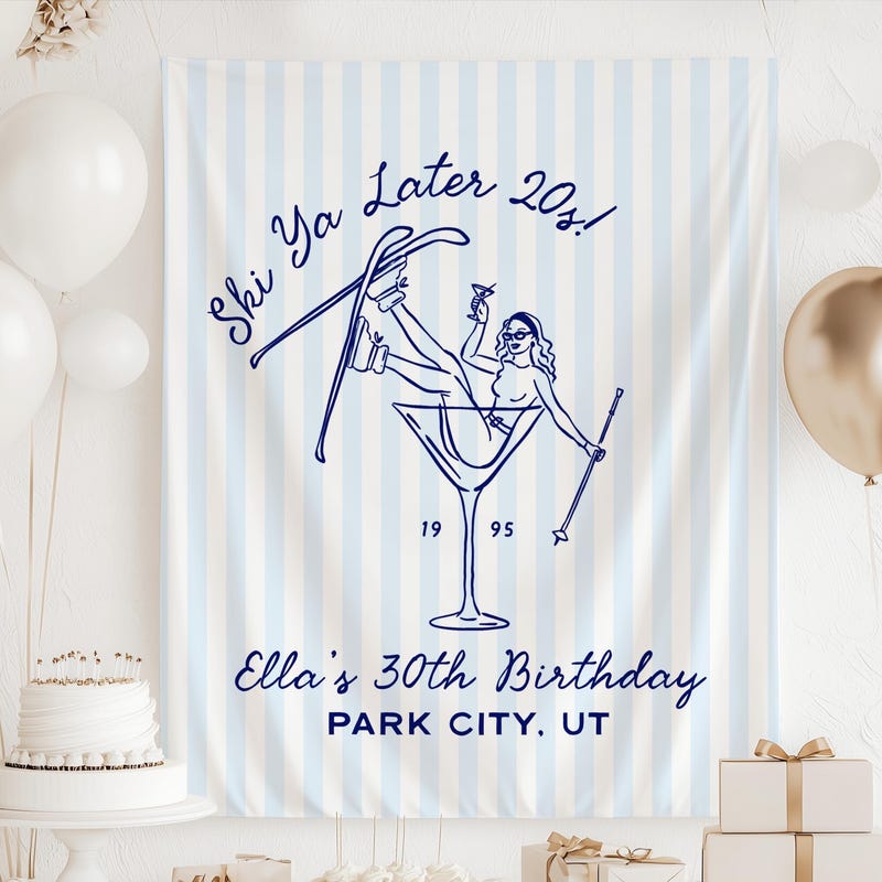 Ski Ya Later Decoration - Etsy