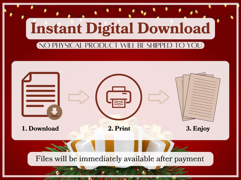 White Elephant Gift Exchange Printable | Funny Secret Santa ...