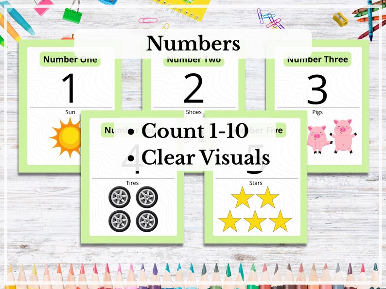 Toddler Learning Printables | ABC, Numbers, Shapes, Colors ...