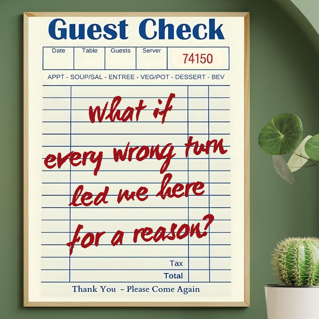 Guest Check Poster Motivational "what If" - Inspirational Quote ...