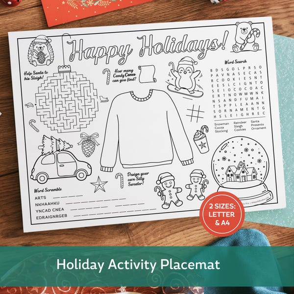 Winter Placemats - Etsy