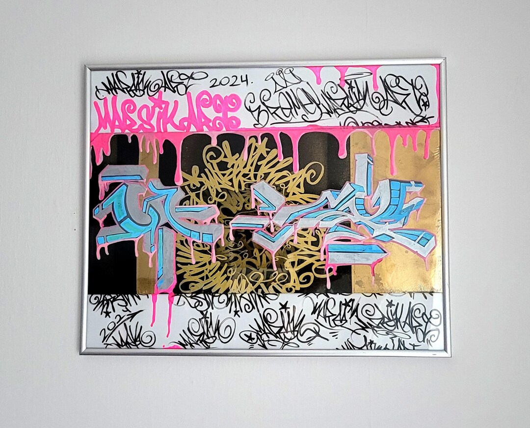 Bild 52×48 Graffiti Street Art GEMALDE Kunst Bremen Hamburg ...