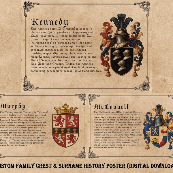 Family Crest - Etsy