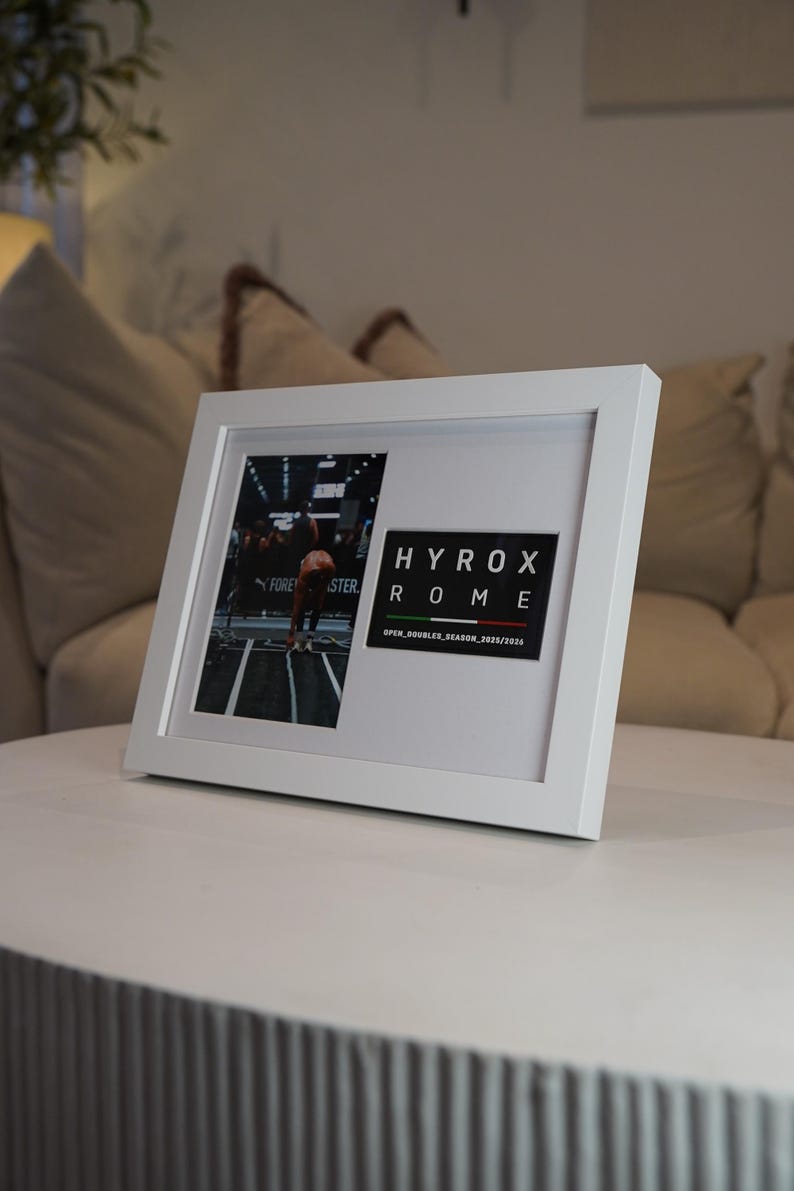 HYROX Patch Frame in White 25/26 Season - Etsy UK